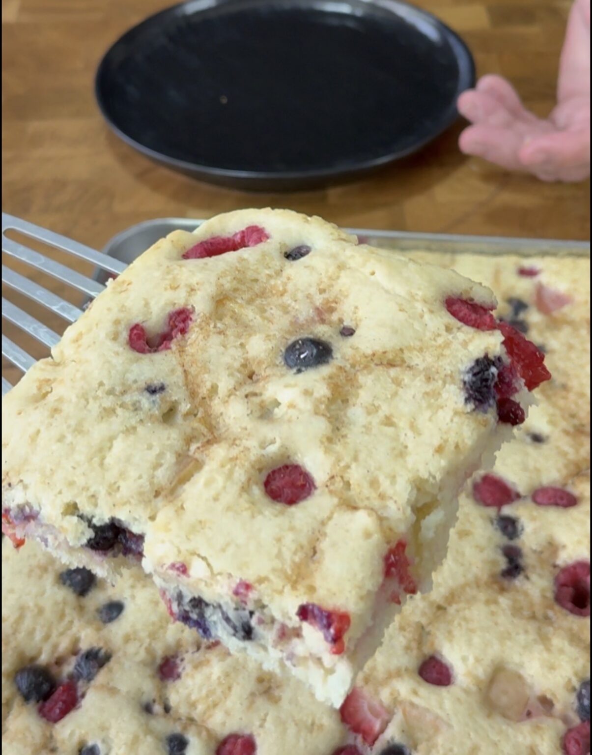 Fruity One Sheet Pancake: Easy Breakfast Recipe